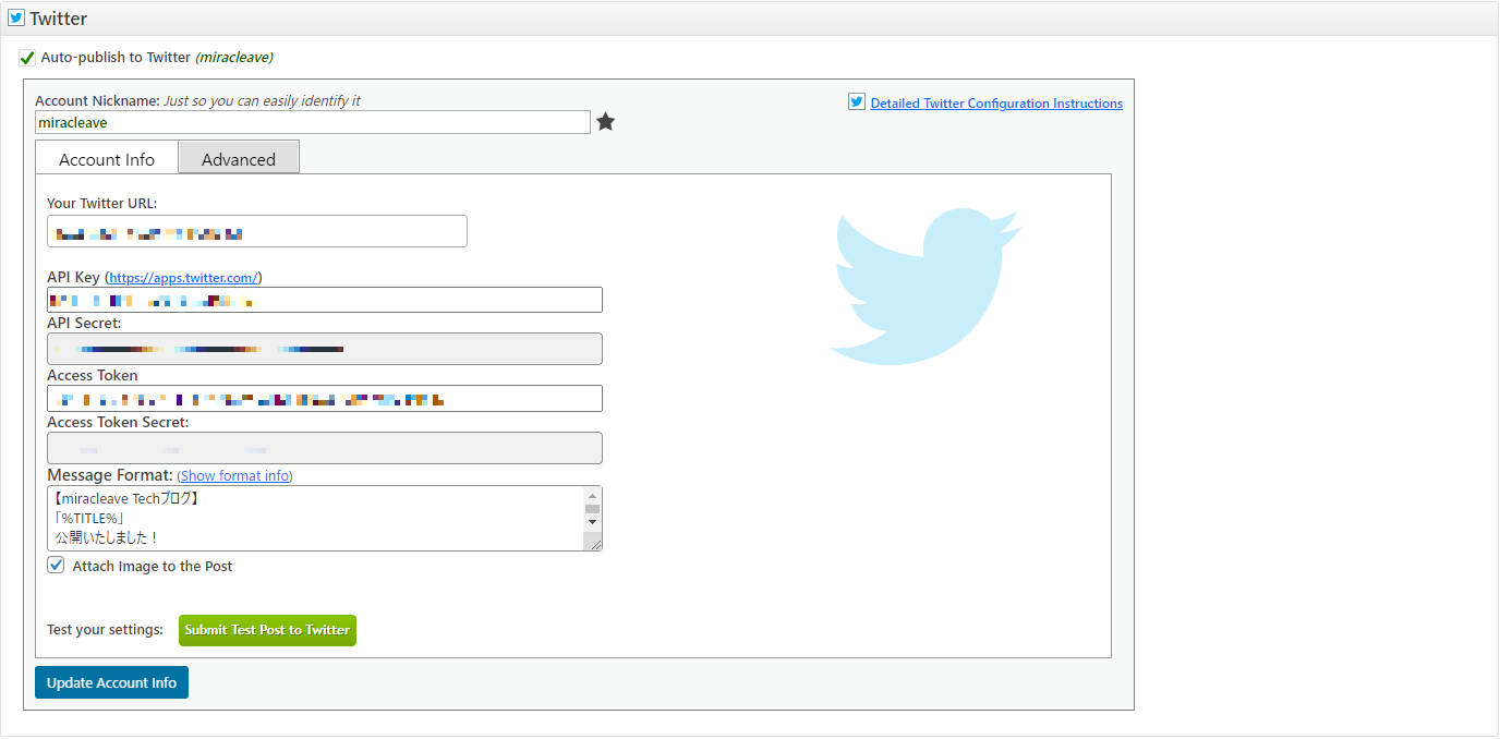 「Social Networks Auto-Poster」を使ってみる – miracleave Tech Blog
